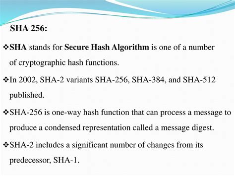 Verilog Implementation Of Sha 256 Algorithm Ppt Download