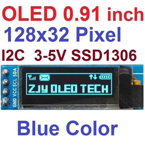 inch OLED สนำเงน LCD display module IIC i C x Pixel LCD blue color display device