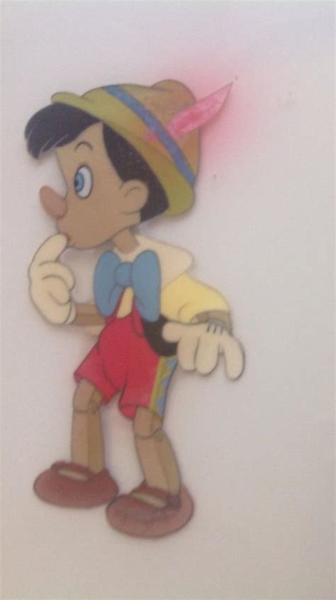 Disney Cell Pinocchio And Dutch Puppet Girl Framed 244275 1851582743