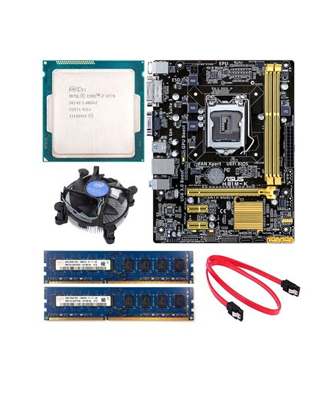 Intel Core I7 4th Gen H81 Motherboard 8 16gb Ram Combo