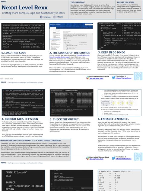 Crafting More Complex Logic And Functionality In Rexx Pdf Control Flow String Computer