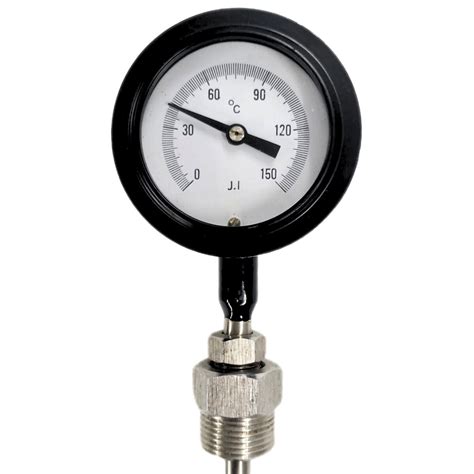 Inert Gas Filled Dial Thermometer 2 1 2 Dial Range 0 To 150 Deg C Direct Mounting Bottom