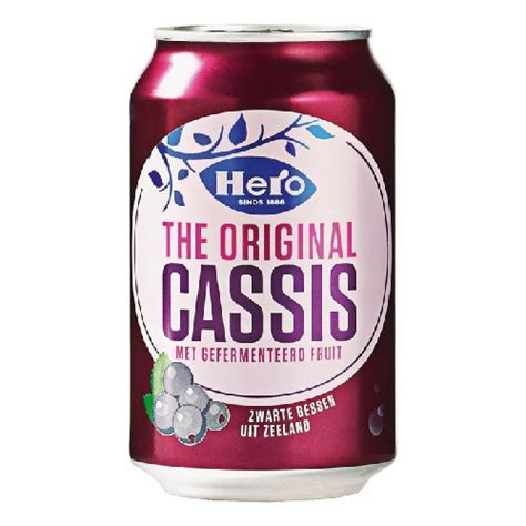 Hero Cassis Black Currant In Can 330ml Dutchmarket