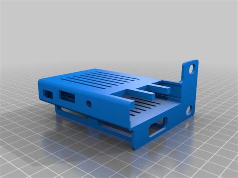 Rack Mount Raspberry Pi Case Remix By Patpend Download Free Stl Model