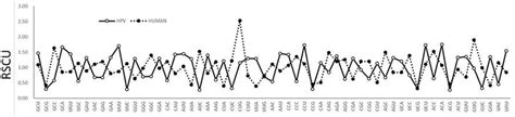 Comparison Of The Codon Usage Patterns Between The Hpv Genome And The