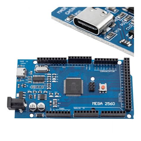 Mikrokomputer Msalamon Mega 2560 R3 Usb C Klon Rev3 Zgodny Z Arduino