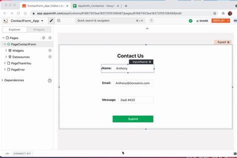 How To Build A Simple Form Using Lowcode Tool Appsmith Askushow