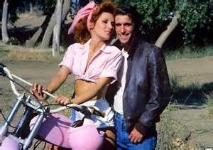 Pinky Tuscadero Roz Kelly Bing Images The Fonz Fonzie Happy Days