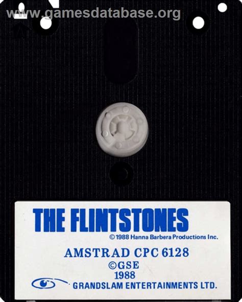 Flintstones Yabba Dabba Doo Amstrad Cpc Artwork Cartridge