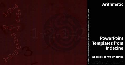 Arithmetic 05 Powerpoint Template
