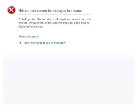 This Content Cannot Be Displayed In A Frame Sharepoint 2013 Deployment Sharepoint Stack