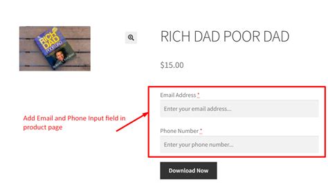 How To Add Email And Phone Number Field On Wocommerce Product Page Tyche Softwares