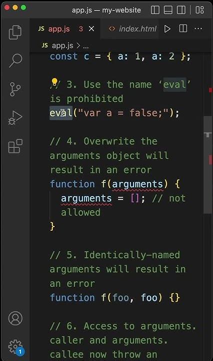 Strict Mode In Js Yes Or No Youtube