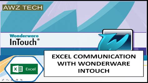 Excel Communication With Wonderware Intouch Scada Youtube