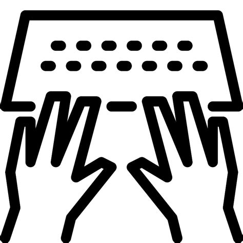 Typing Vector Svg Icon Svg Repo
