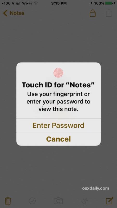 How To Password Lock Notes On Iphone And Ipad