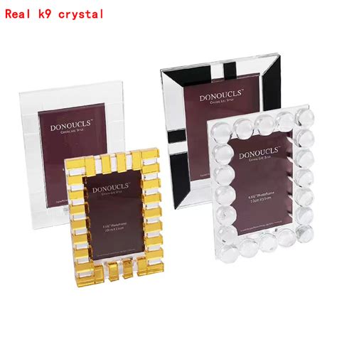 Donoucls Crystal Photo Frames Elegant And Customizable