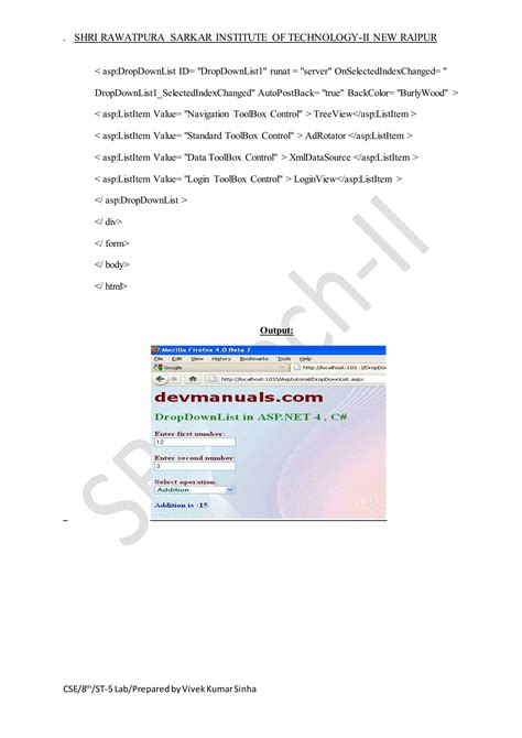 Lab Manual