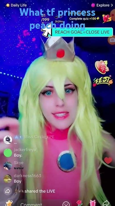 Princess Peach Got Her Late Job Working For Tik Tok Live 💀 Tiktok