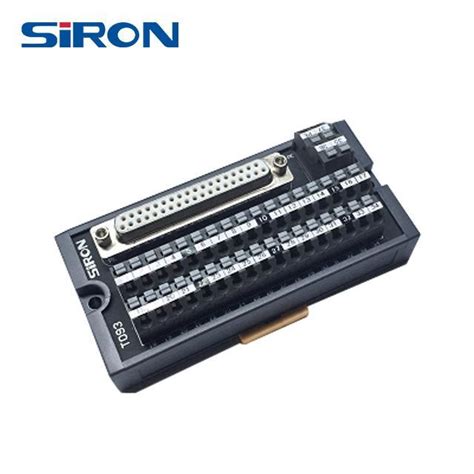 Siron T093 Female D Sub Din Rail Mount Interface Module Screw Terminal Block Breakout Board