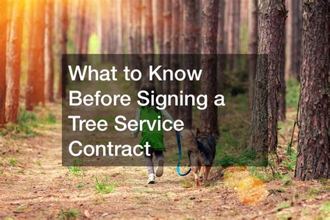 What To Know Before Signing A Tree Service Contract First Home Care Web