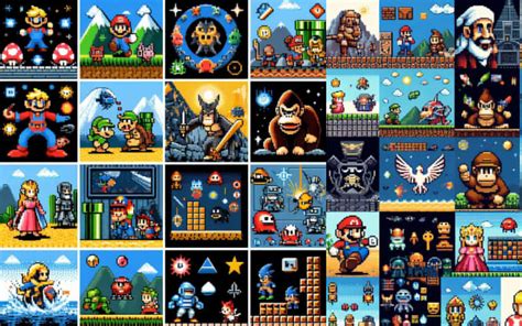 Create 8 Bits16 Bits32 Bits64 Bits Pixel Art Character Animation