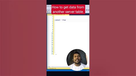 How To Get Data From Another Server Database Data Sql Dataanalysis Shorts Youtube
