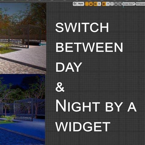 Unreal Engine 4 Arch Viz Tutorial Course Part 10 13 Switch Between Day And Night By A Widget