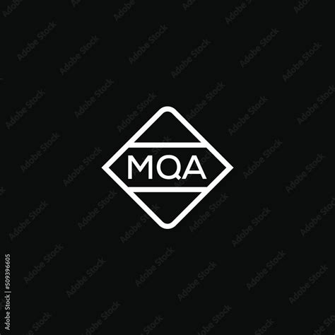 Mqa 3 Letter Design For Logo And Icon Mqa Monogram Logo Vector
