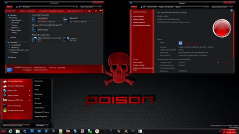 Poison Windows 8 Theme