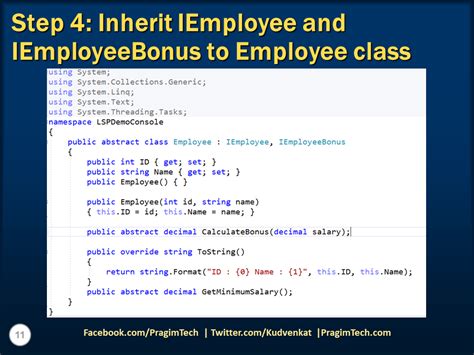 Sql Server Net And C Video Tutorial Liskov Substitution Principle