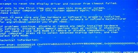 Laptop Blue Screen Error Message At Startup Screen Fix London