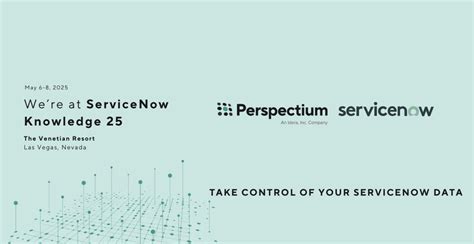 Servicenow Knowledge25 Techconference Perspectium Perspectium