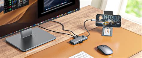 Amazon Com USB C Hub ORICO 8 In 1 USB C Docking Station With 4K HDMI 100W Power Delivery 2