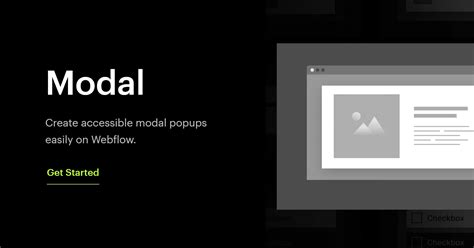 Accessible Modal Popups For Webflow