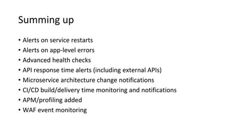 Monitoring Microservice Applications An Sres Perspective Ppt