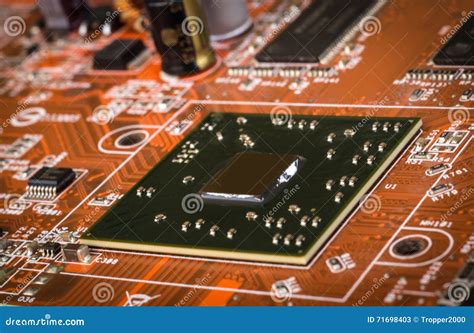 Computer Graphic Card Stock Image Image Of Circuit 71698403