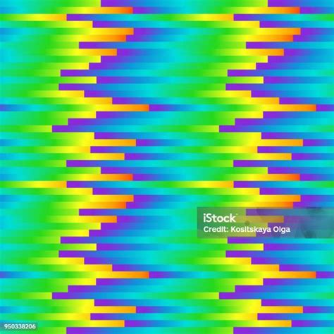 원활한 레인 보우 추상 패턴입니다 다채로운 인쇄 컬러 스트립의 구성 기하학적 밝은 배경 0명에 대한 스톡 벡터 아트 및 기타 이미지 0명 개념 그라데이션 Istock