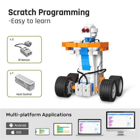 Makerzoid Superbot 26 In 1 Coding Robot Kit Stem Programmable App Enab