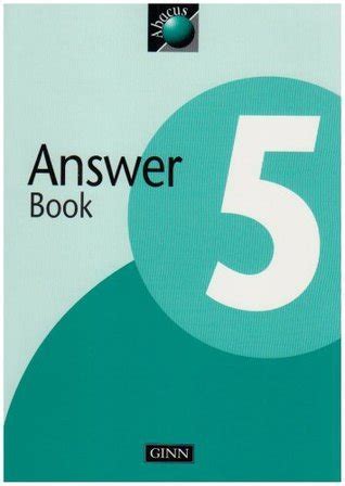 New Abacus 5 Answer Book New Abacus By Ruth Merttens Goodreads