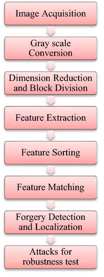 Sequence Of Steps In Image Forgery Detection Process Download