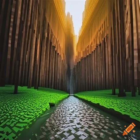 Minecraft Gameplay Screenshot On Craiyon