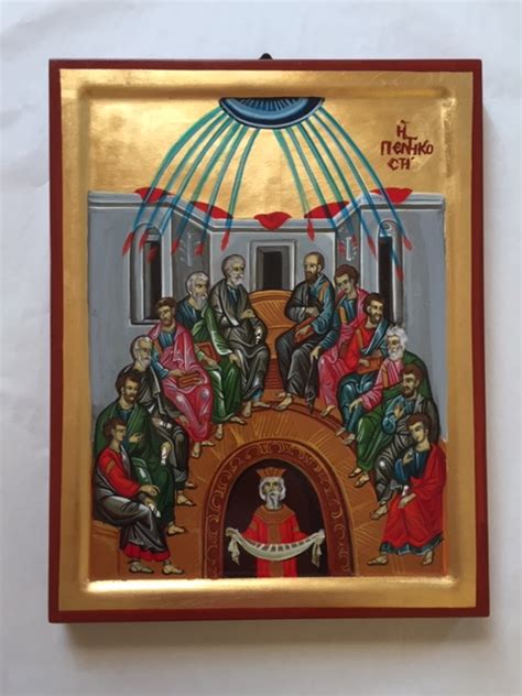 Icona Della Pentecoste Evi Arte Sacra