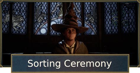 Hogwarts Legacy Sorting Ceremony And Choices Of House Test Gamewith