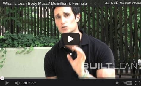 Lean Body Mass Calculator Definition And Formula Builtlean