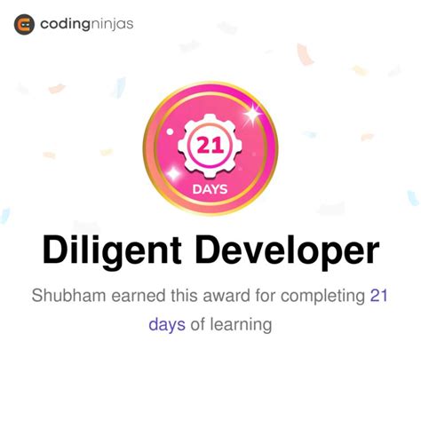 Shubham Singh On Linkedin Codingninjas Achievements