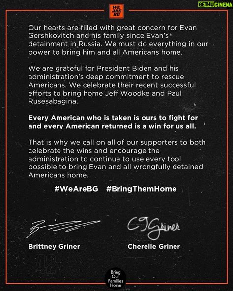 Brittney Griner Instagram Wearebg Bringthemhome Gethu Cinema