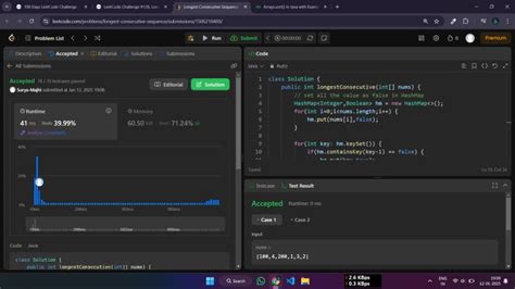 100problem100days Day40 Dsawithedslash Leetcode Programminglife Surya Majhi