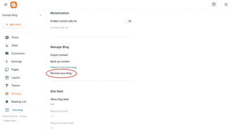 How To Delete Blog On Blogger Unbound Press