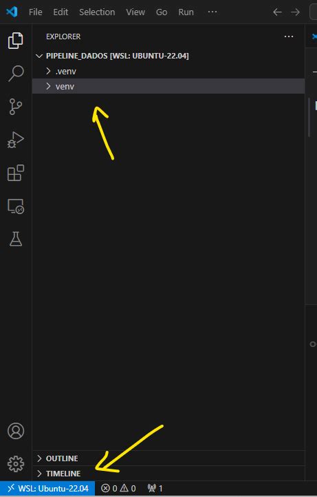 Não Estou Conseguindo Criar A Estrutura De Pastas Pipeline De Dados